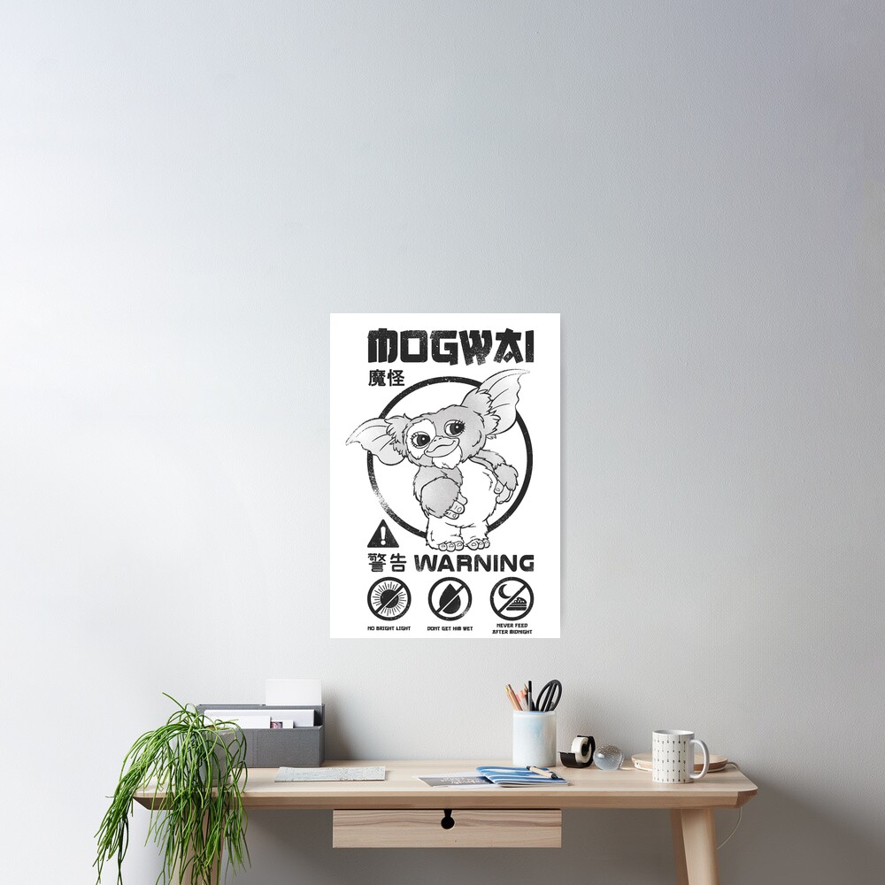 "Gizmo Mogwai Rules" Art Board Print for Sale by Vector-Planet | Redbubble