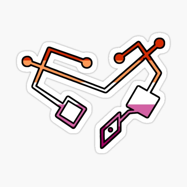 "She Ra Heart of Etheria Failsafe - Lesbian Pride Flag" Sticker for ...