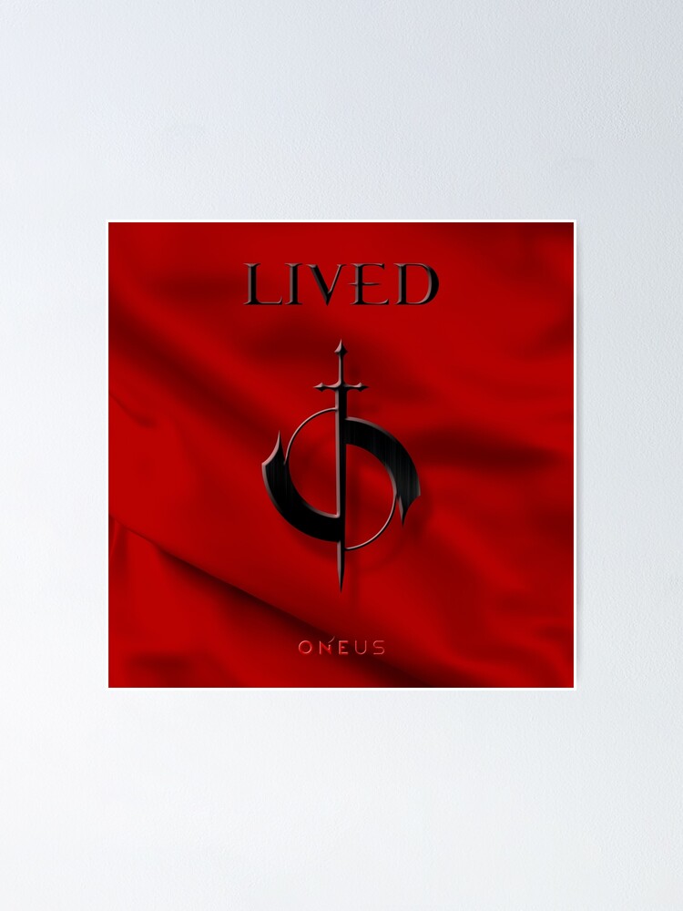 "ONEUS - LIVED" Poster for Sale by peachy-bubbles | Redbubble