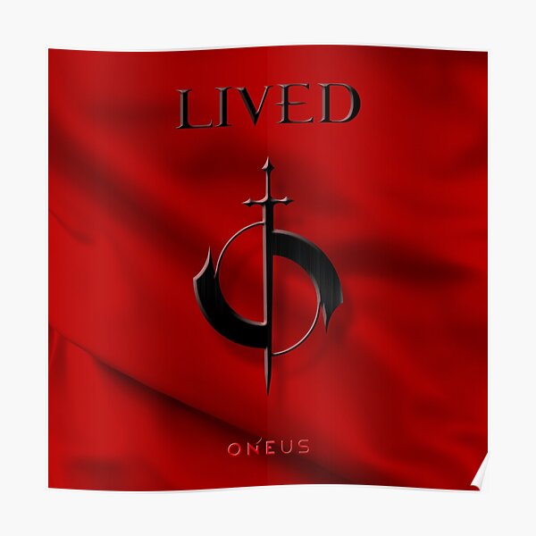 "ONEUS - LIVED" Poster for Sale by peachy-bubbles | Redbubble