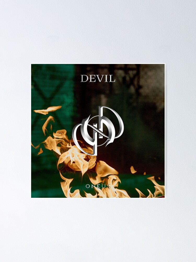 "ONEUS - DEVIL" Poster by peachy-bubbles | Redbubble