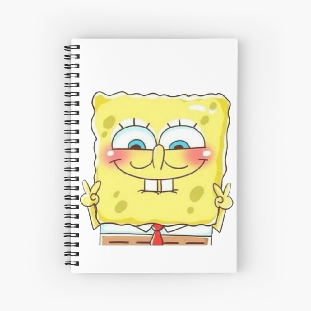 "Spongebob" Spiral Notebook by maddycirocco | Redbubble