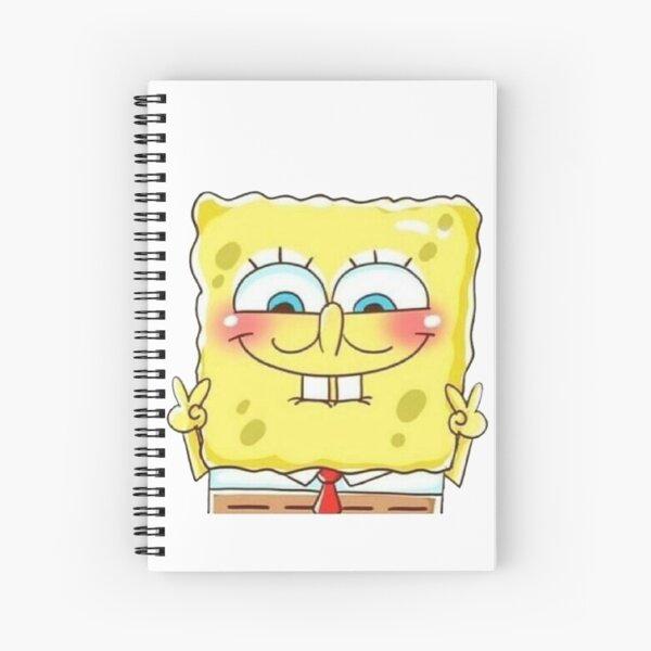 "Spongebob" Spiral Notebook by maddycirocco | Redbubble