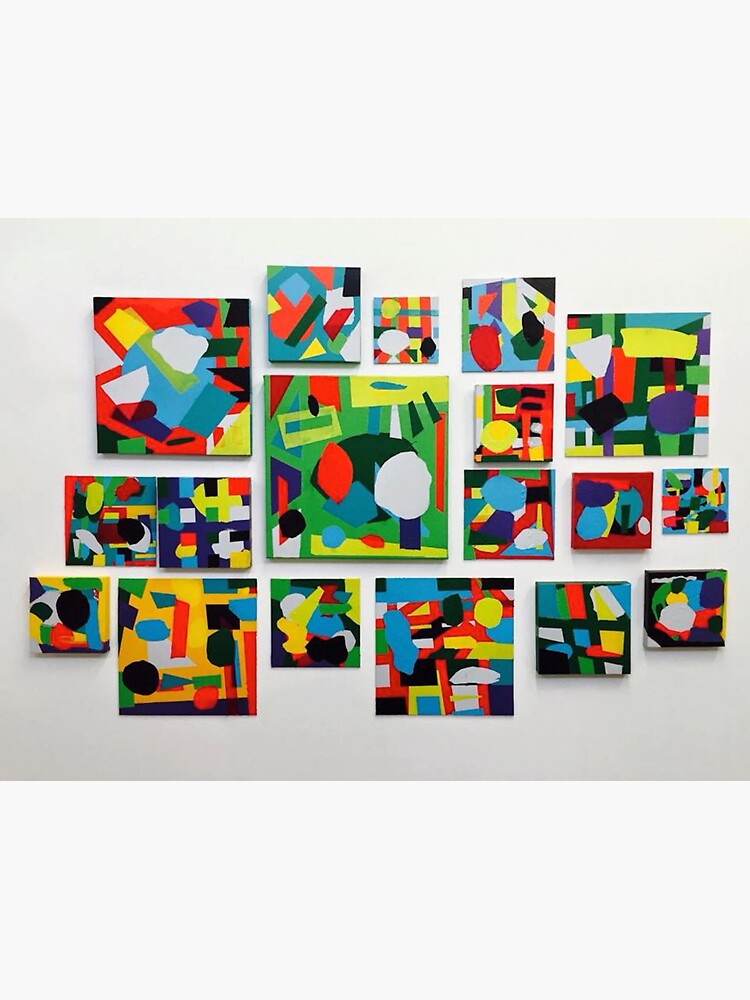 "Colourful Awkward Shapes" Sticker by ColourClouds | Redbubble