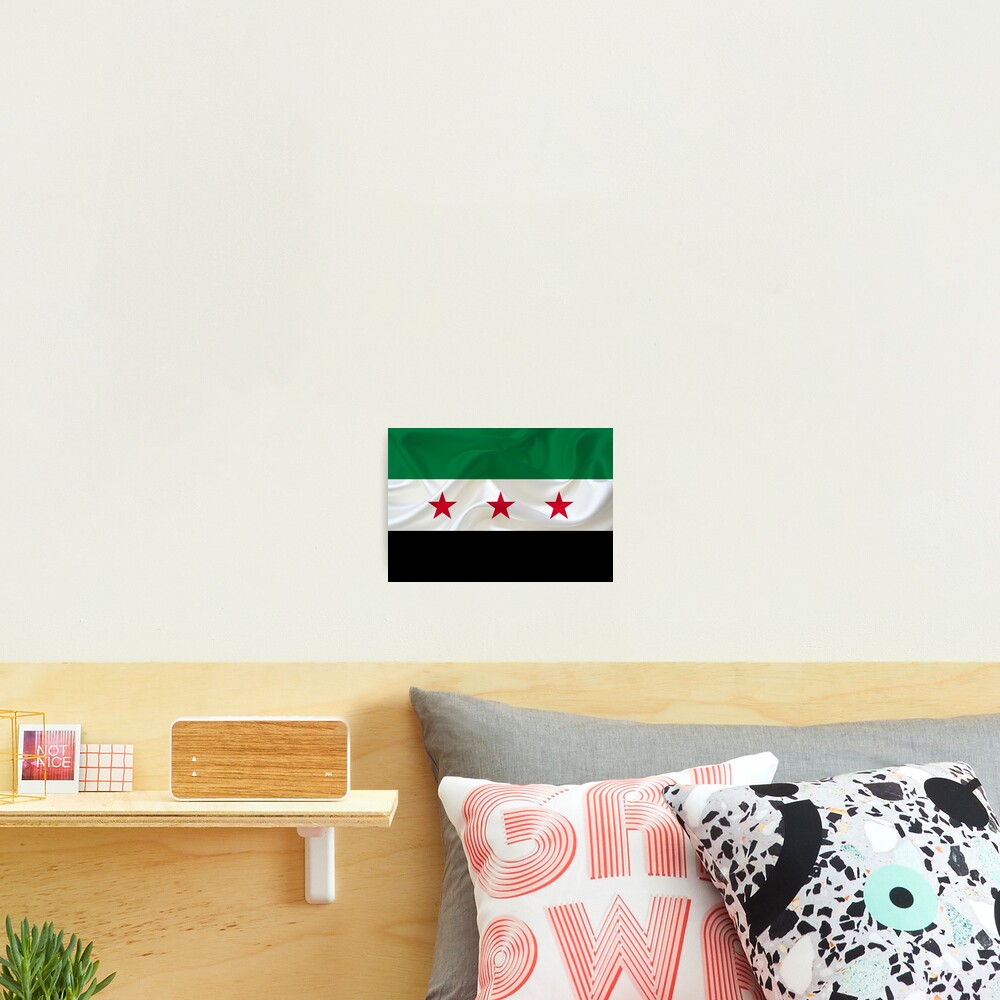 "Syria Independence Flag" Poster for Sale by Mo5tar | Redbubble