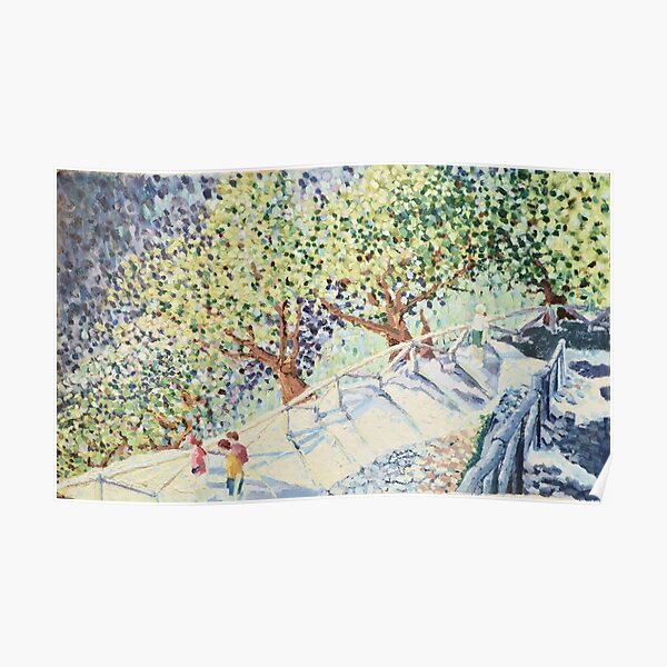 "The Descent down Samaria Gorge, Crete" Poster by davidgoble | Redbubble