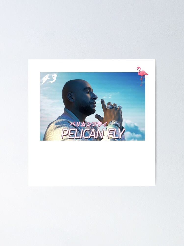 "VEYSEL PELICAN FLY design" Poster for Sale by AdonisDrip | Redbubble