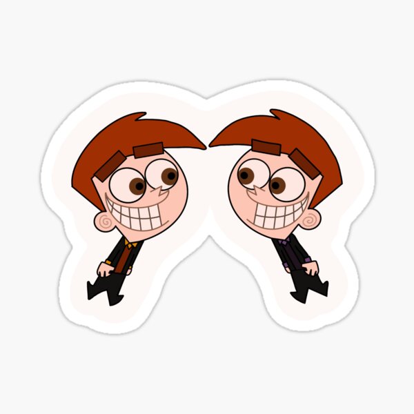 "WEASLEY TWIN CARTOON CHARACTERS " Sticker for Sale by paintbypalermo ...
