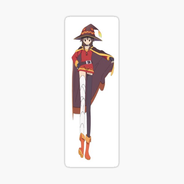 "megumin long leg" Sticker for Sale by Hinatalover | Redbubble