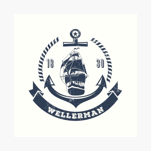 "wellerman sea shanty" Art Print for Sale by Ashi17 | Redbubble
