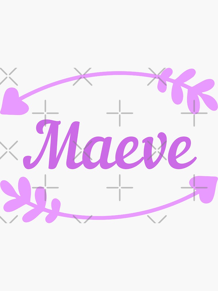 "Maeve cool girl name " Sticker for Sale by cute105 | Redbubble