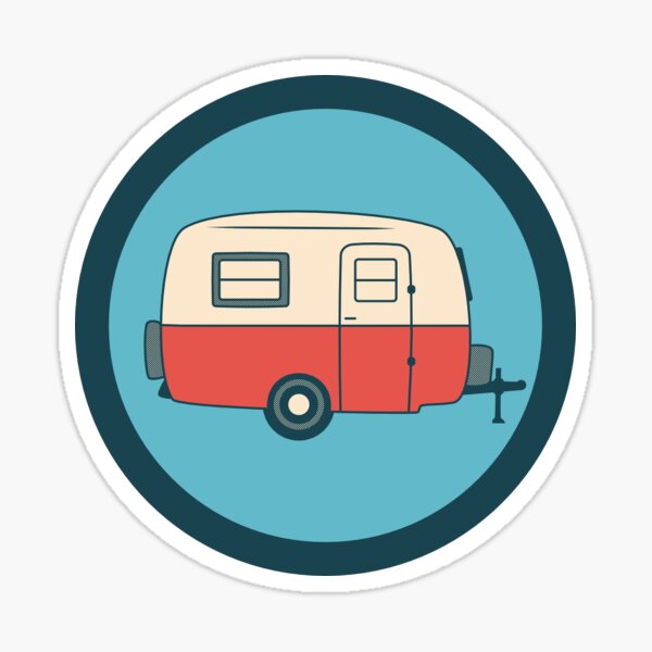 "Boler Camper Trailer" Sticker for Sale by TheSubtleCircle | Redbubble