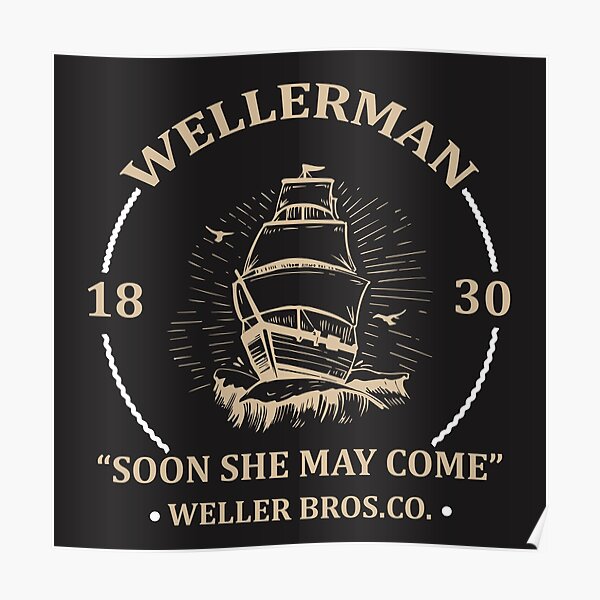 "wellerman sea shanty" Poster for Sale by Ashi17 | Redbubble