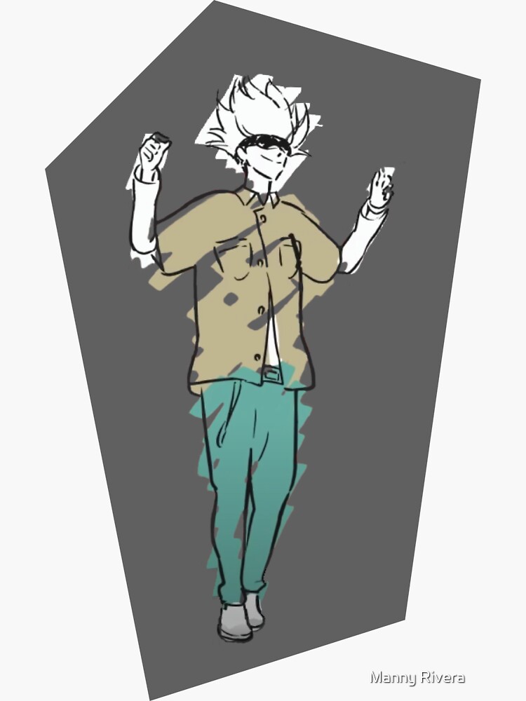 "Gojo Satoru Drip" Sticker for Sale by ObtuseChild | Redbubble