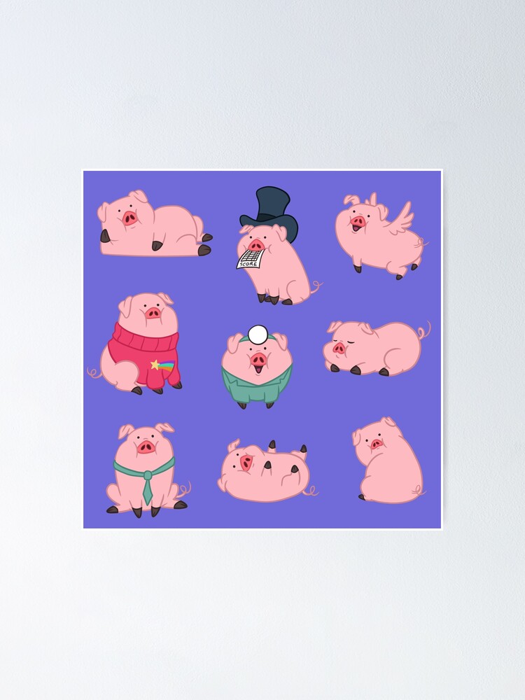 "Waddles" Poster for Sale by ChullyBunny | Redbubble