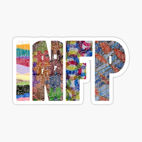 "INFP" Sticker for Sale by Colin-Bentham | Redbubble