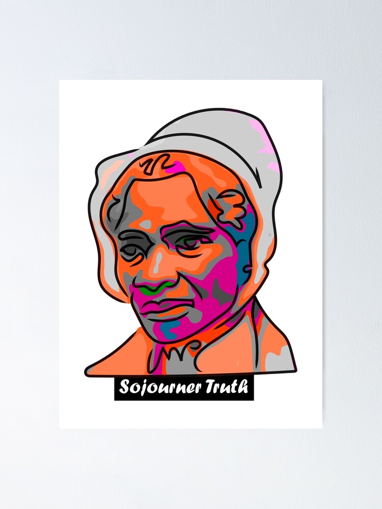 "Portrait of Sojourner Truth" Poster by Xdelacra | Redbubble