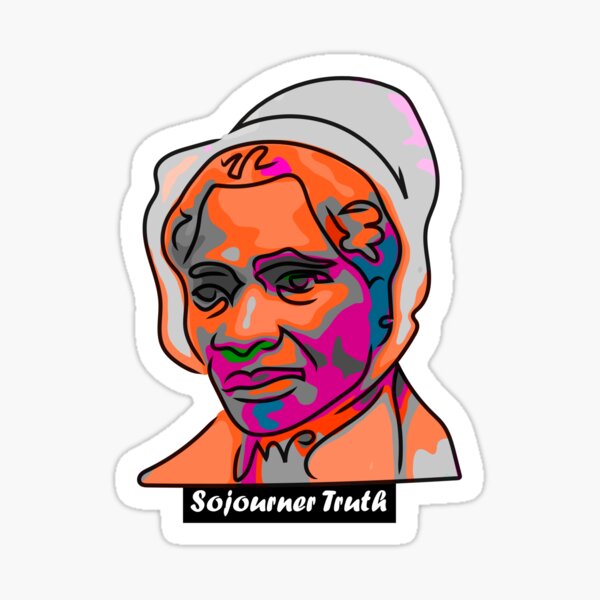 "Portrait of Sojourner Truth" Sticker by Xdelacra | Redbubble
