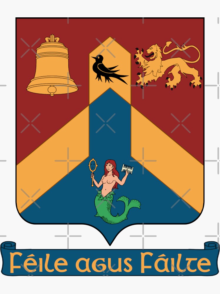 "Coat of Arms of Bray" Sticker for Sale by Shav | Redbubble