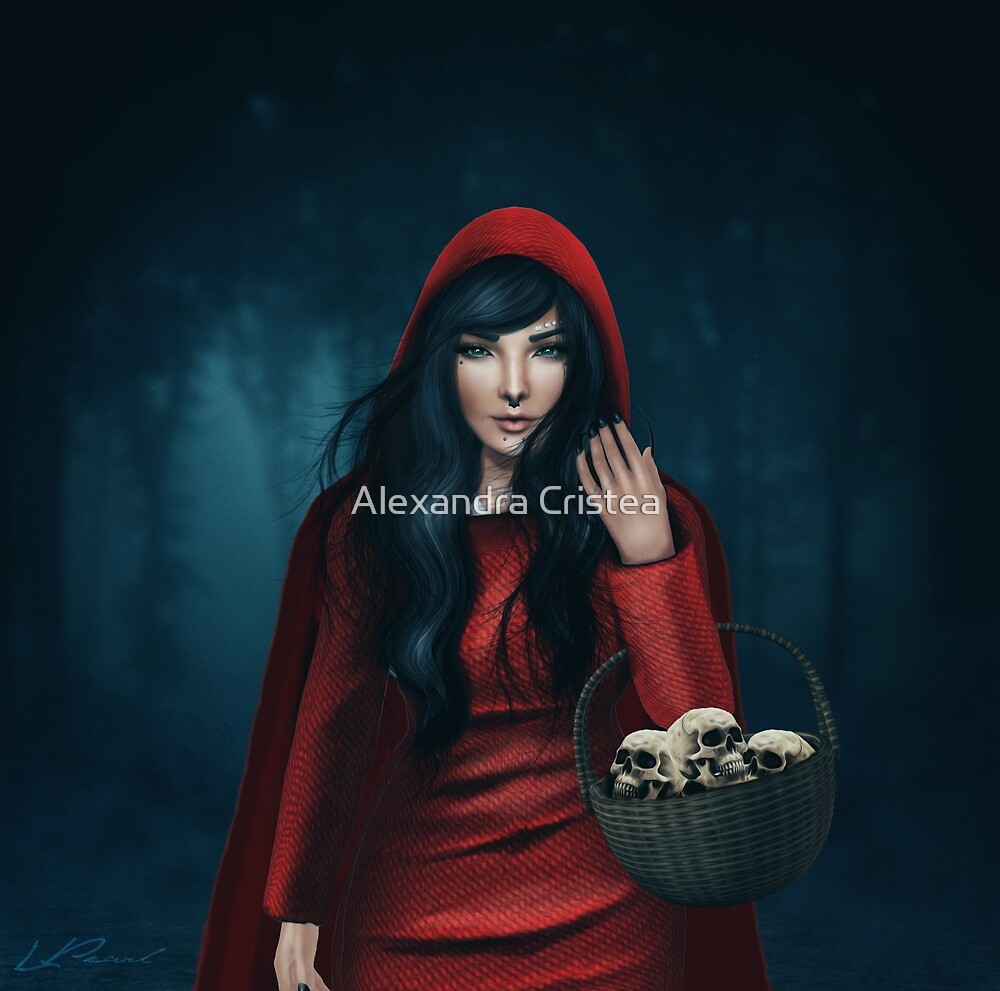 "The real Red Riding Hood" by Alexandra Cristea | Redbubble