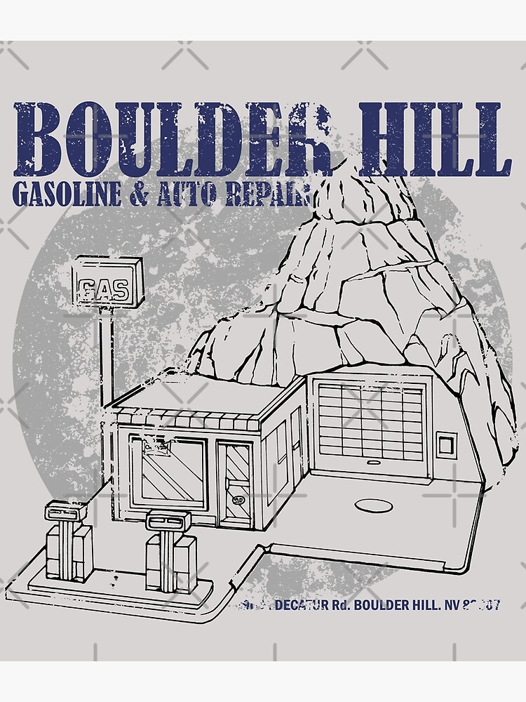 "Boulder Hill Gas" Poster for Sale by Tsudo | Redbubble