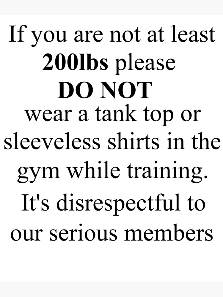 "Bodybuilding - Must be 200 LB+" Poster for Sale by JRC1 | Redbubble