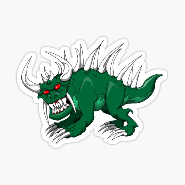 "Hodag" Sticker by wickedcartoons | Redbubble