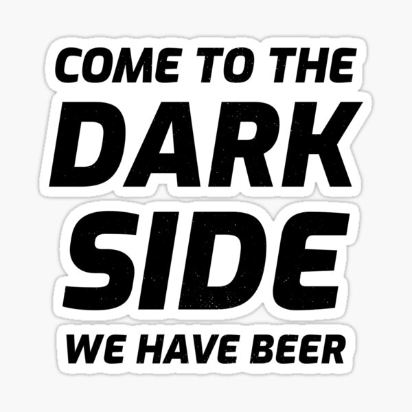 "DARK SIDE" Sticker for Sale by Dioskouri | Redbubble