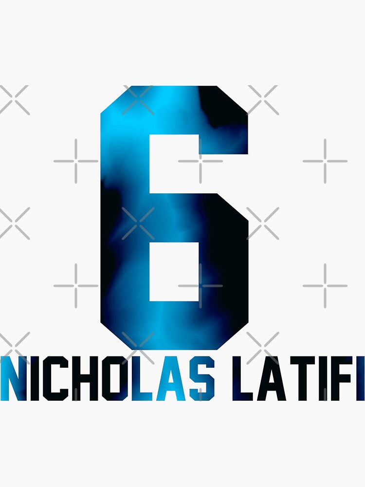 "6 Nicholas Latifi Marbled" Sticker by Angel-f1 | Redbubble