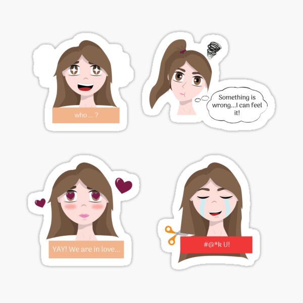 " Cute circle of love" Sticker for Sale by myseptember18th | Redbubble