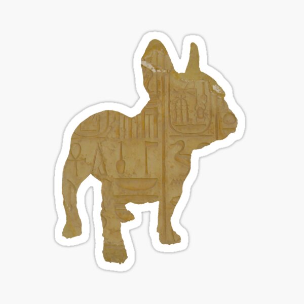 "Buckó Frenchie / Egypt / Luxor - Djeser-Djeseru 3" Sticker by ...