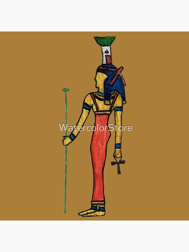 "Ancient Egyptian Goddess Nephthys Watercolor Painting" Poster for Sale ...