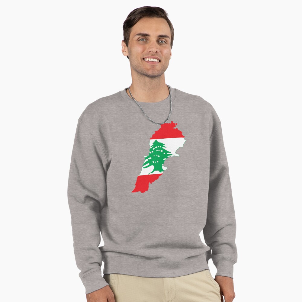 "Flag Map of Lebanon" Sticker for Sale by abbeyz71 | Redbubble