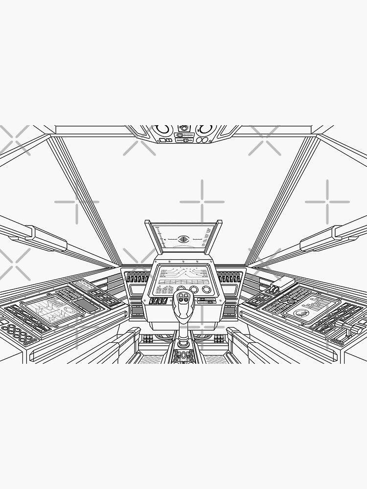 "Aircraft Cockpit" Sticker for Sale by AeroAstro | Redbubble