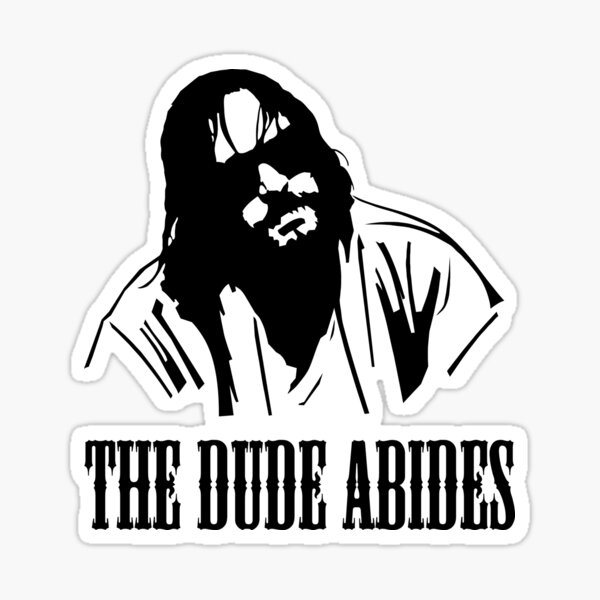 The Dude Stickers | Redbubble