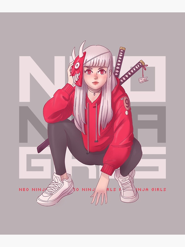 "NEO NINJA GIRLS" Poster by AladdinMktgs | Redbubble