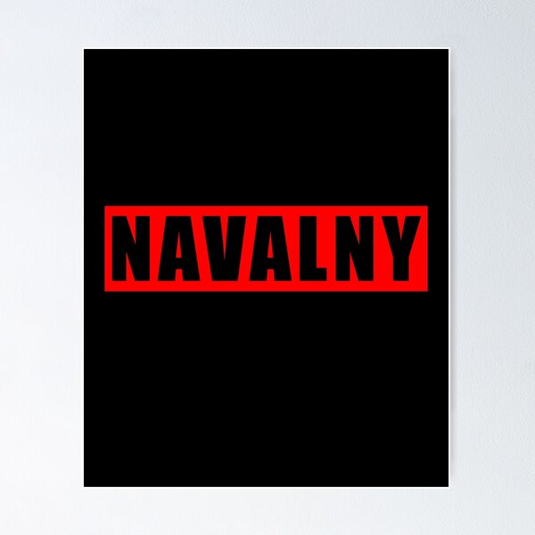 Poster for Sale avec l'œuvre « Solidarité Alexei Navalny » de l'artiste ...