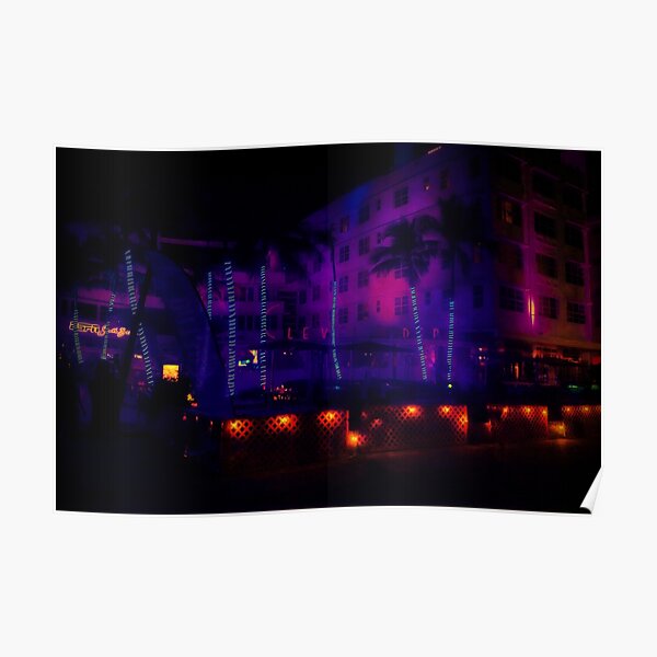 "The Clevelander Hotel - Art Deco District - Miami Beach" Poster for ...