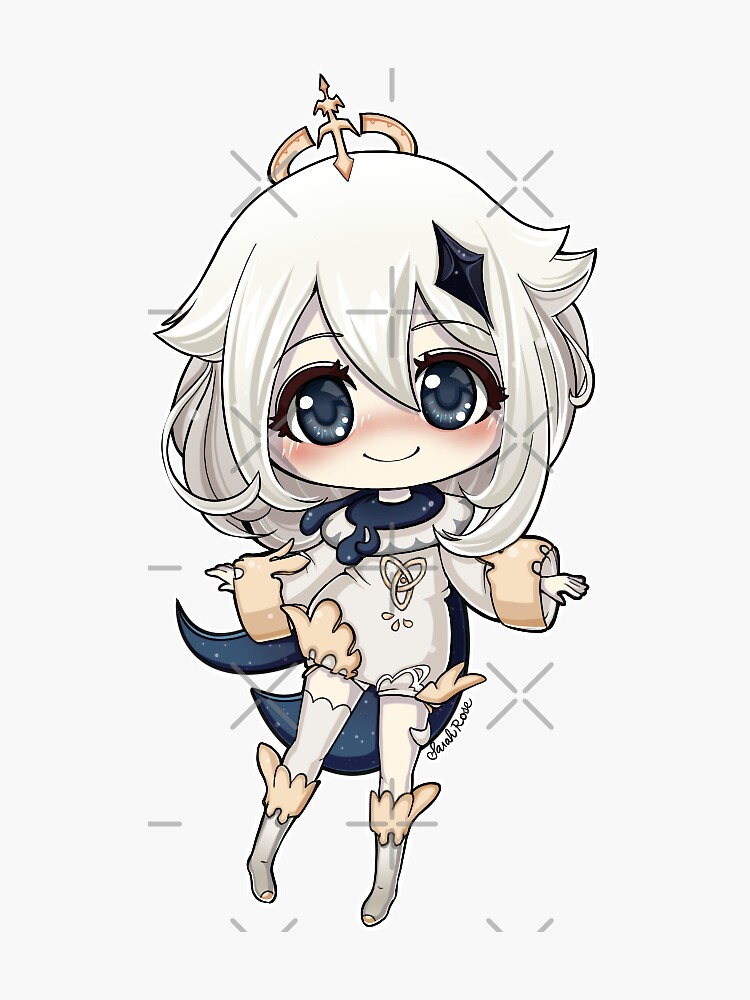 Pegatina «Paimon Chibi» de SarahRoseArts | Redbubble