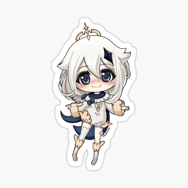 "Paimon Chibi" Sticker for Sale by SarahRoseArts | Redbubble