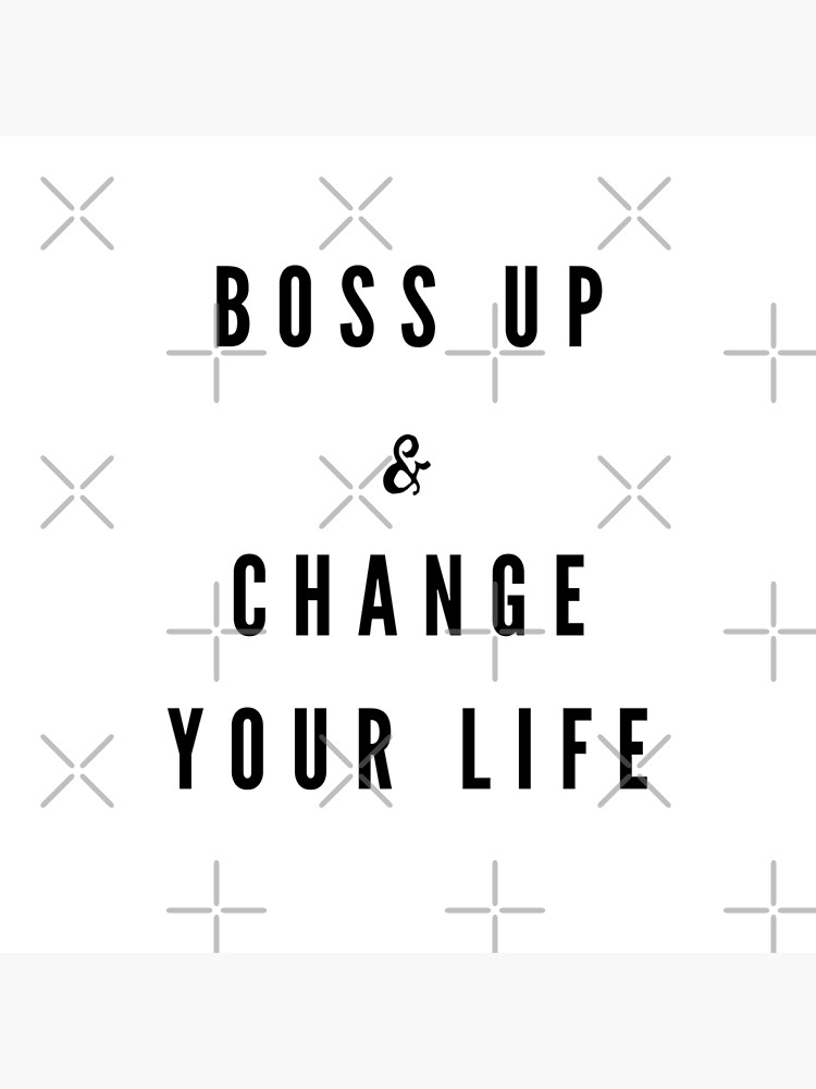 "Boss Up" Poster for Sale by lorissaiam | Redbubble