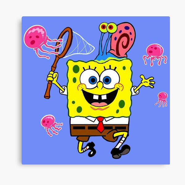 "spongebob" Canvas Print for Sale by geofanylauren | Redbubble
