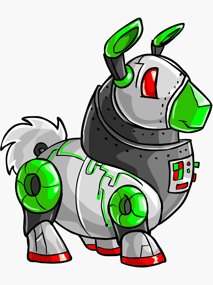"Robot Gnorbu - Neopets" Sticker for Sale by neostickers | Redbubble