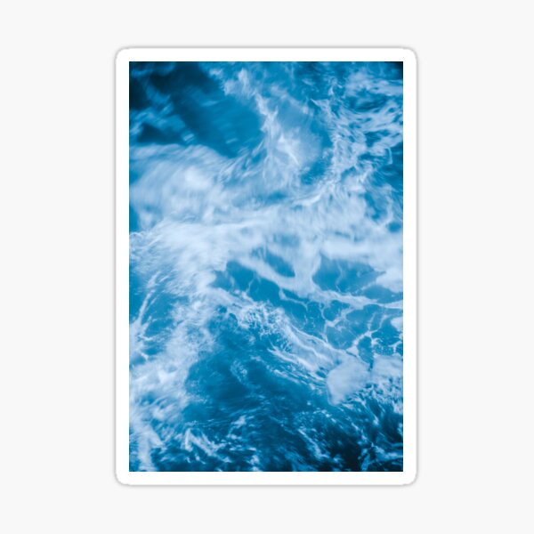 "Ocean Breeze Sea Waves" Sticker for Sale by TravelDream | Redbubble