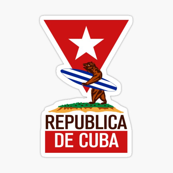 "Republica de Cuba" Sticker for Sale by Garaga | Redbubble