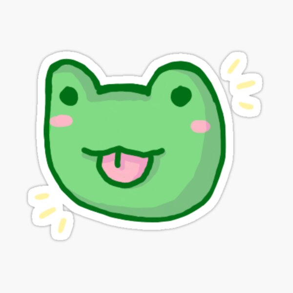 "Froggie" Sticker for Sale by starmisx | Redbubble