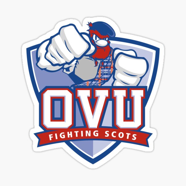 "OVU Fighting Scots" Sticker for Sale by Vernandezs | Redbubble