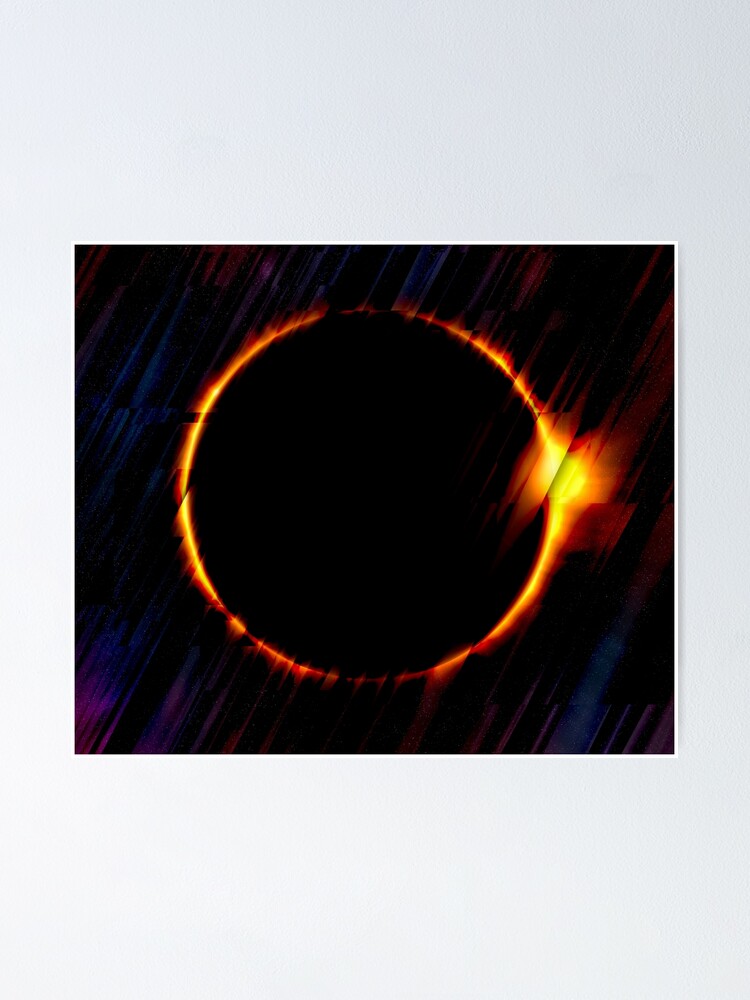 "Broken eclipse" Poster by YuyusBazaar | Redbubble