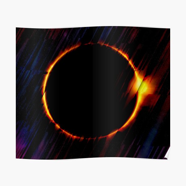 "Broken eclipse" Poster by YuyusBazaar | Redbubble