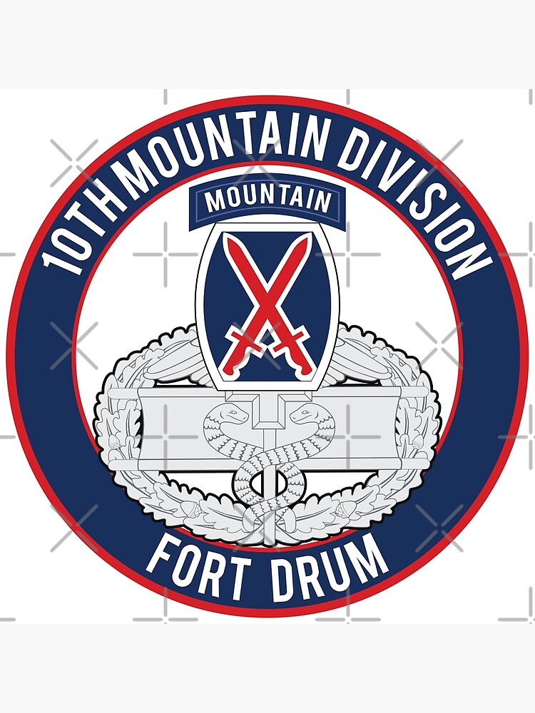 "10th Mountain CFMB" Poster for Sale by jcmeyer | Redbubble